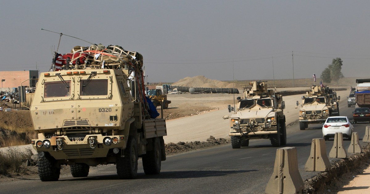 U.S. troops cross into Iraq from Syria as part of American withdrawal