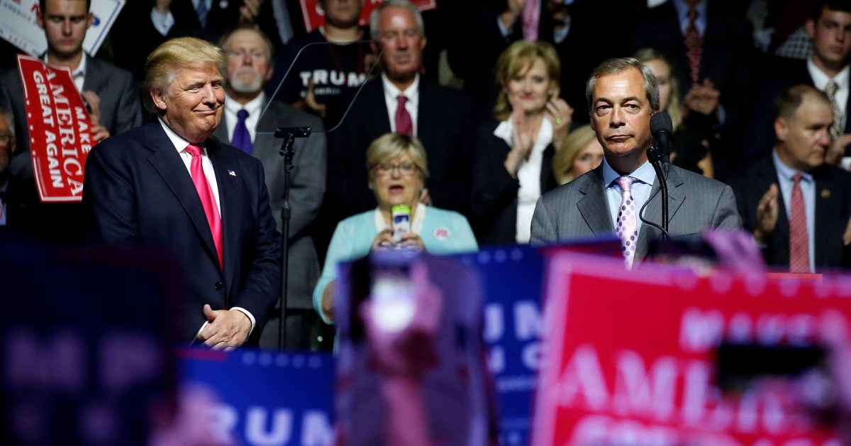 Trump calls Nigel Farage to praise Boris Johnson and criticize Jeremy ...