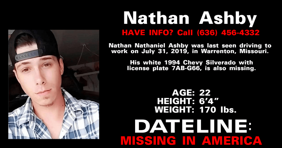 Missouri woman fears the worst three months after brother Nathan Ashby ...