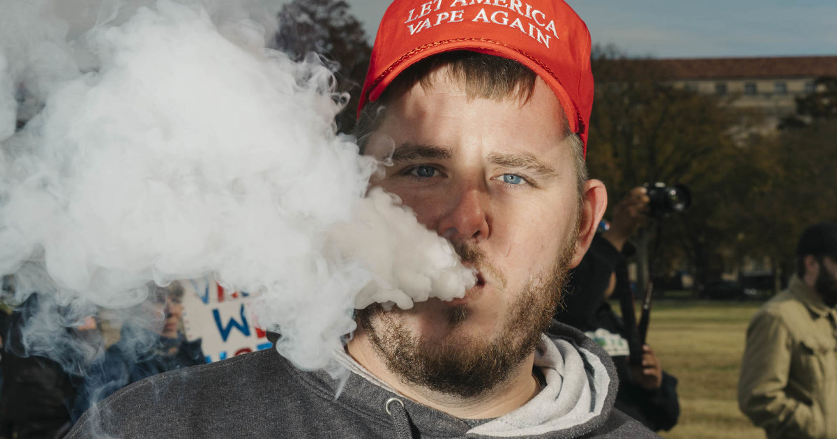 Could Trump's re-election go up in a puff of 'smoke'? Vapers say watch out.