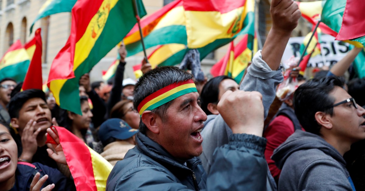Bolivian leader calls for new elections amid protests, fraud allegations