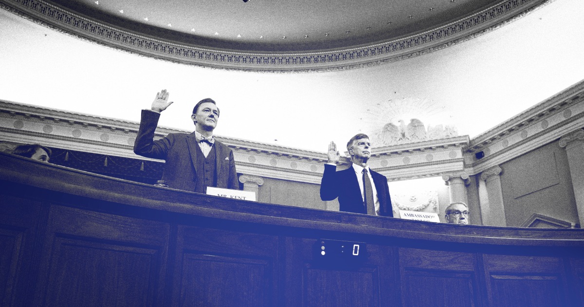 5 things we learned from George Kent and Bill Taylor's impeachment ...