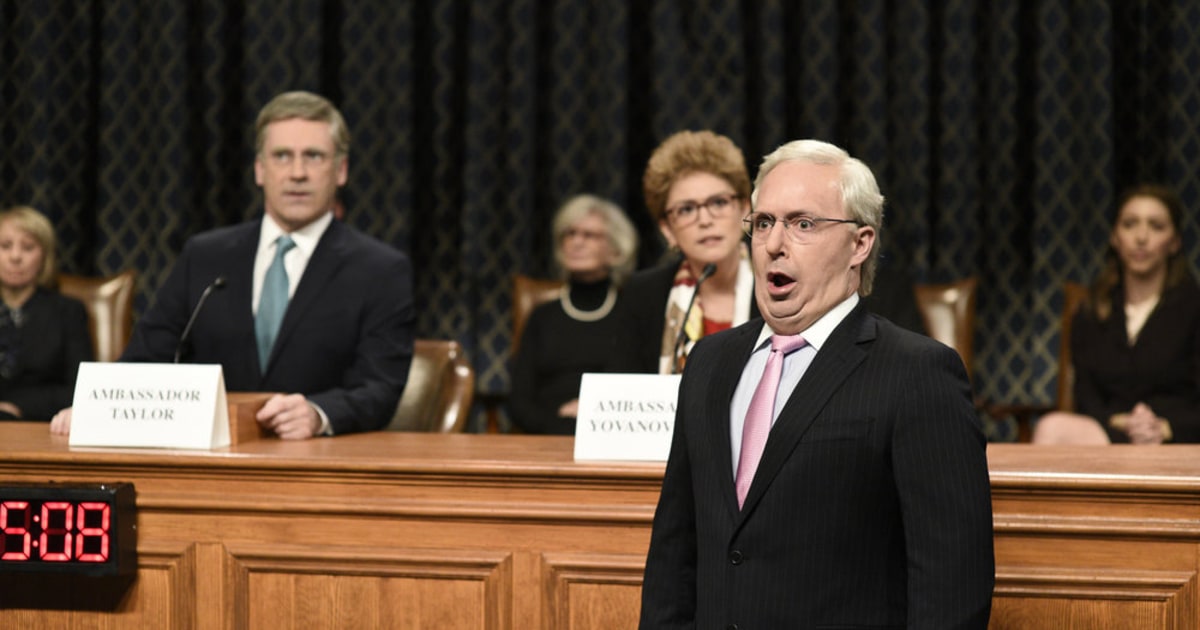 'Saturday Night Live' thinks impeachment hearings are a soap opera 'Saturday Night Live' thinks impeachment hearings are a soap opera