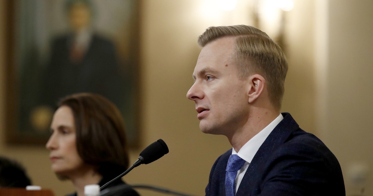 Read the full text: David Holmes' opening statement in impeachment hearing