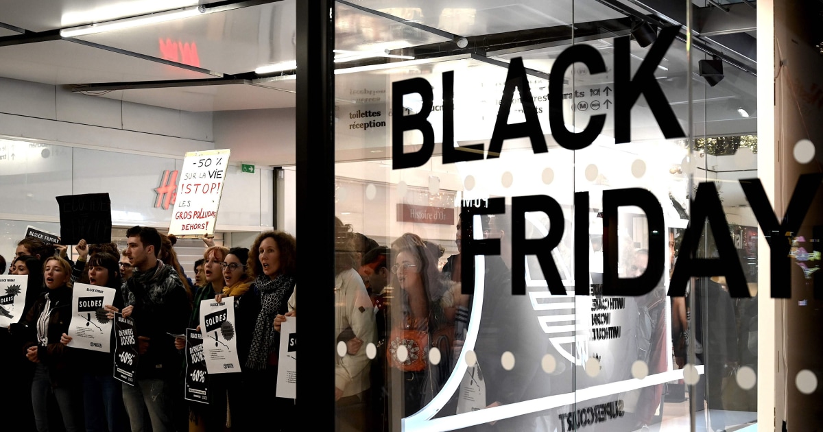 Black Friday sales, climate protests kick off around the world