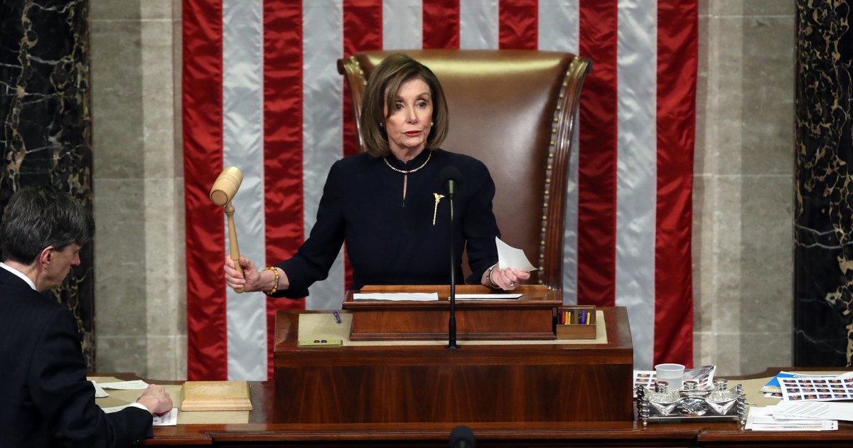 Pelosi: Power of gavel means Trump is 'impeached forever'