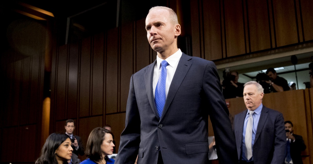 Boeing CEO fired in aftermath of 737 Max crisis