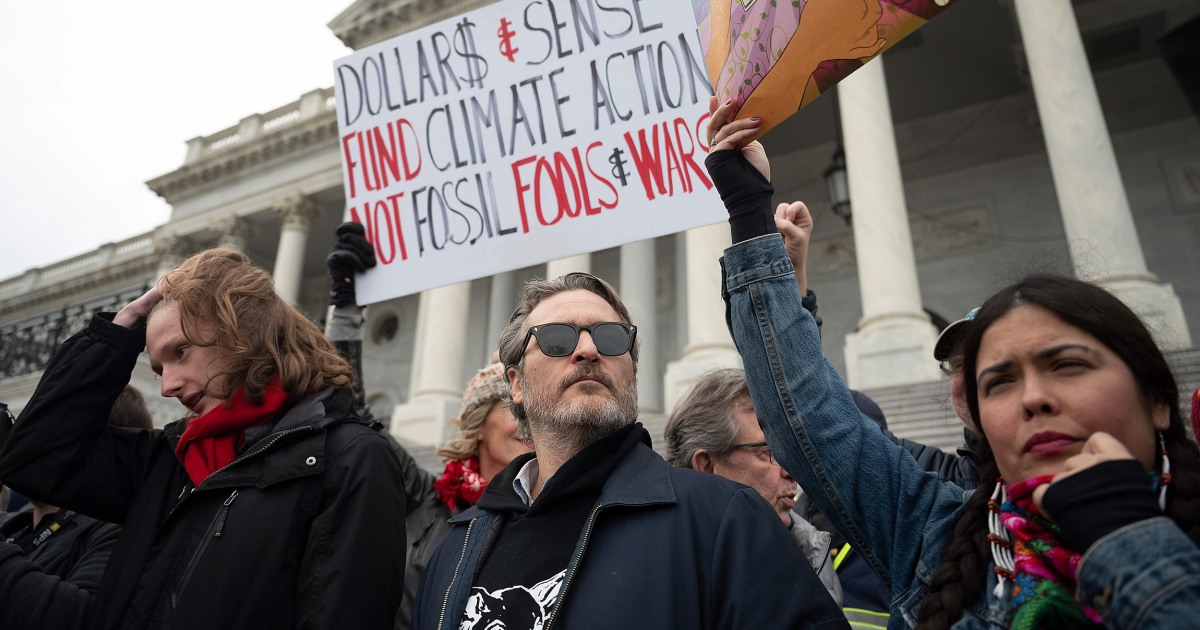 Joaquin Phoenix and Martin Sheen arrested in star-studded climate ...