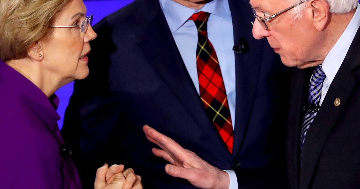 In relatively tame debate, Sanders versus Warren stands out