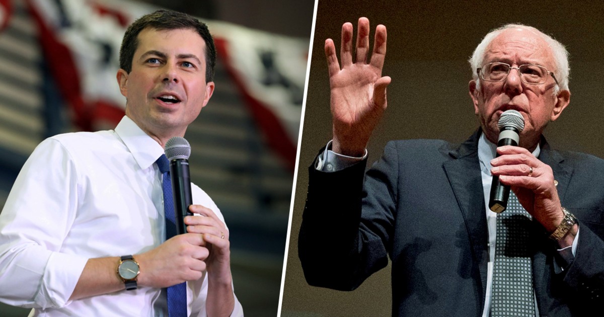 Poll Sanders Buttigieg Top Democratic Field In New Hampshire