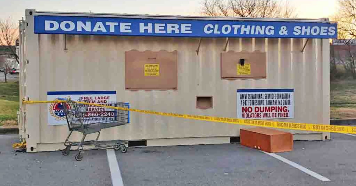 Man dies in Tennessee after getting trapped in donation bin