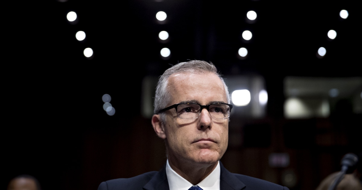 McCabe responds to Trump's 'poor man's J. Edgar Hoover' slam: 'I don't ...