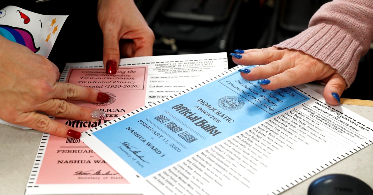 How New Hampshire votes: Pencils and paper