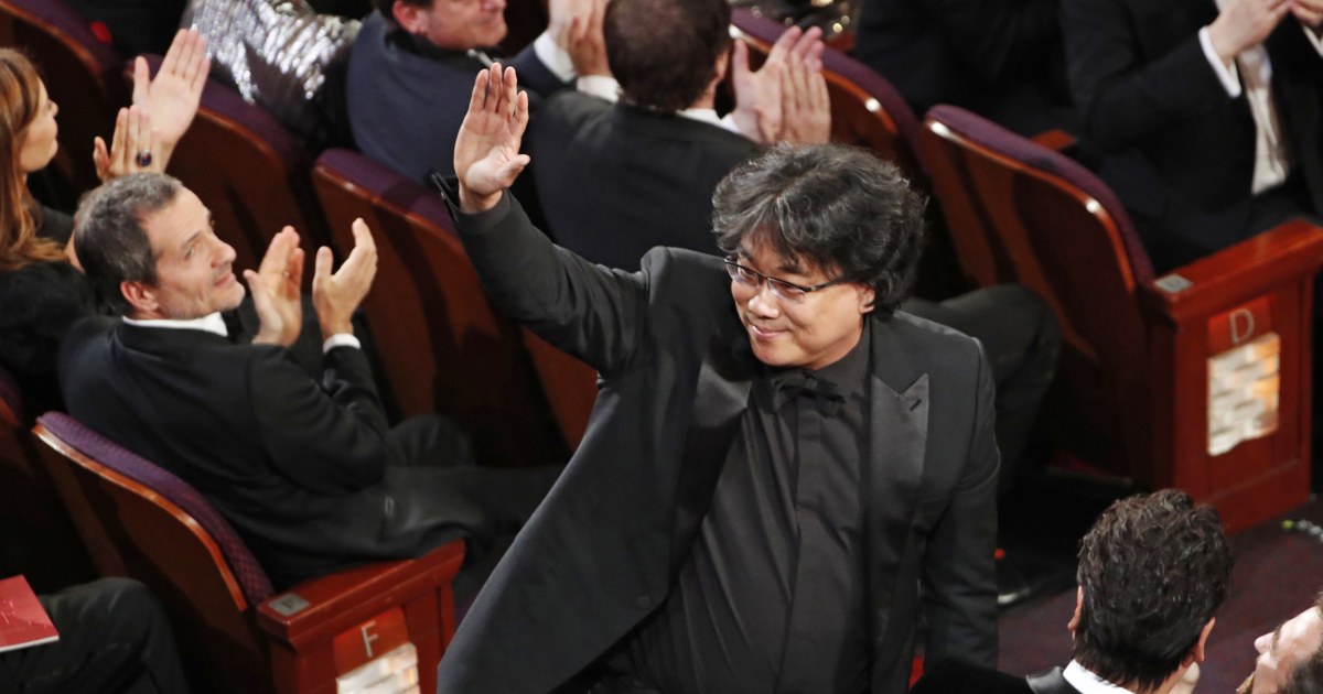 'Parasite' cast and crew celebrate Oscars wins in L.A.'s Koreatown