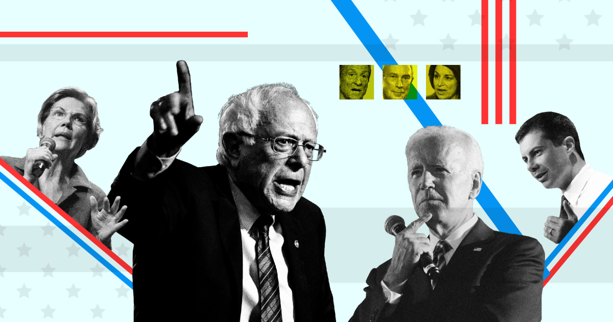 Graphic: Tracking candidate attacks during the 10th Democratic debate
