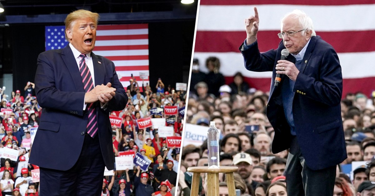 Sanders vs. Trump means a battle of the bases, and Trump has the advantage