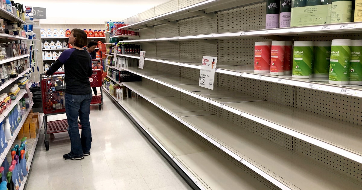 Coronavirus fears have emptied supermarket shelves. Are you panic-buying? Coronavirus fears have emptied supermarket shelves. Are you panic-buying?