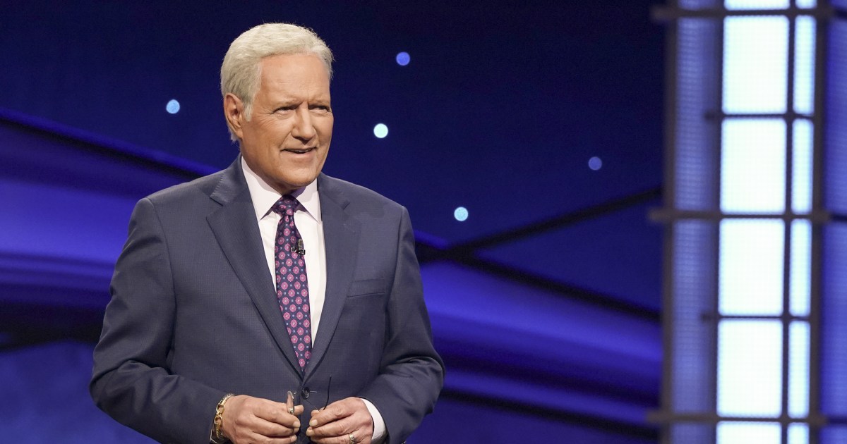 Alex Trebek celebrates health one year after cancer diagnosis