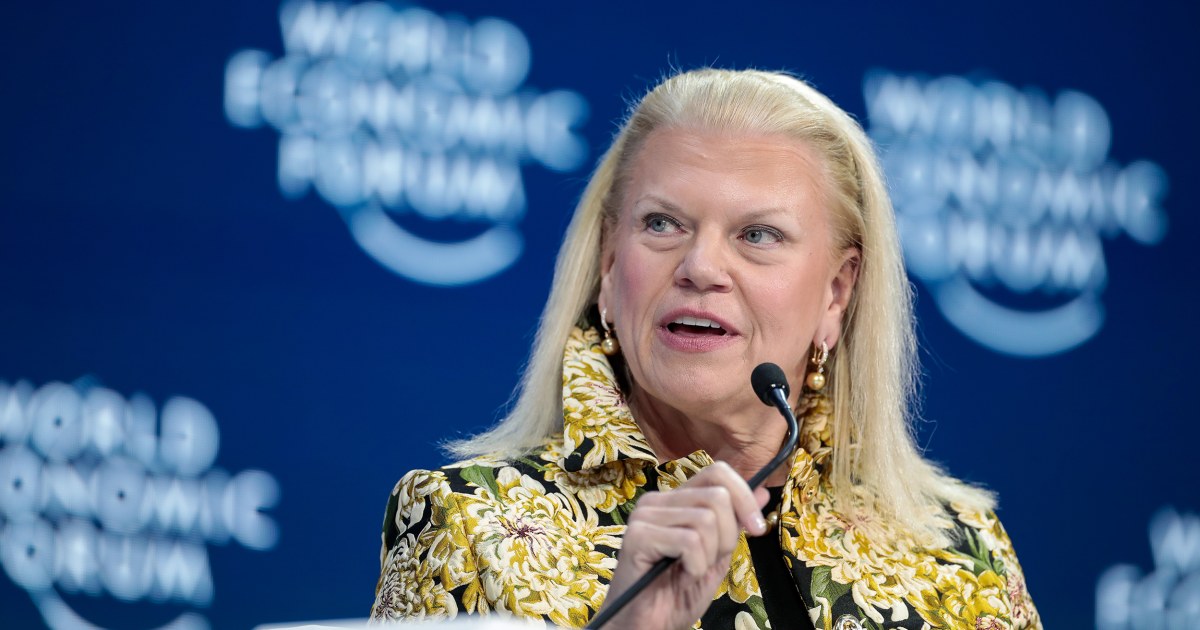 'We can't be what we can't see': Former IBM chief Ginni Rometty on ...