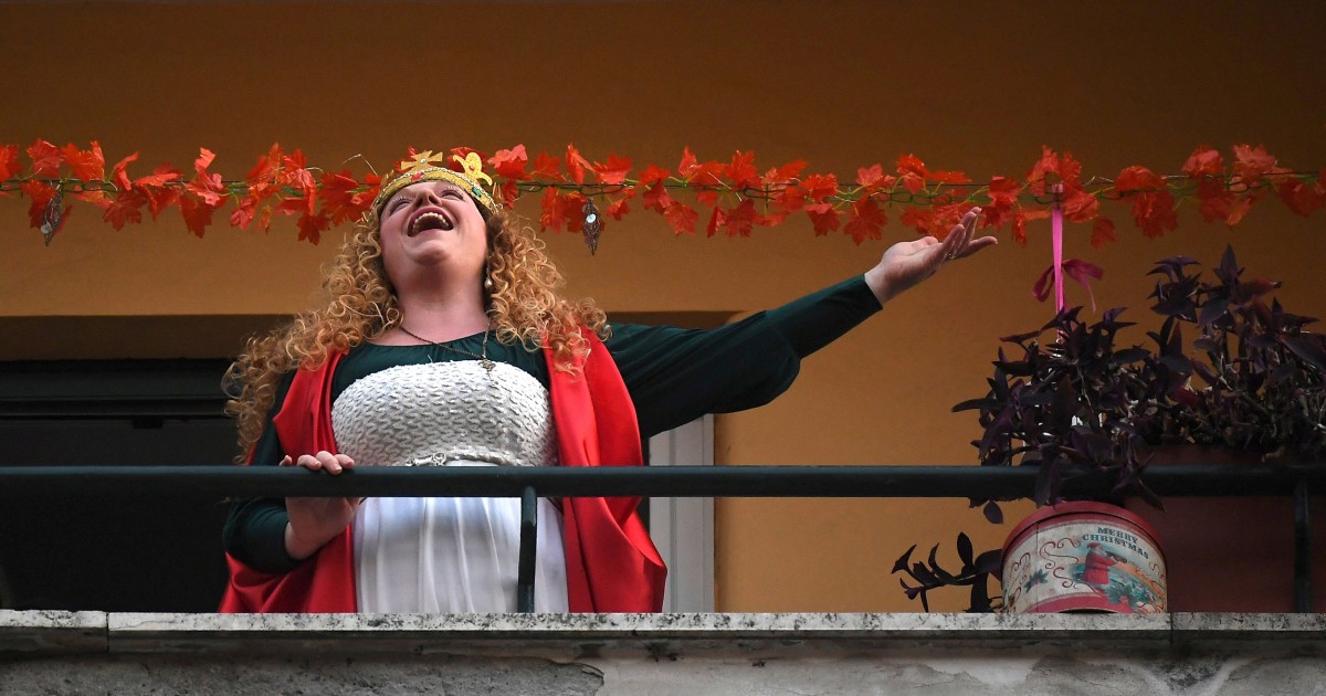 Italy made its own entertainment on coronavirus lockdown
