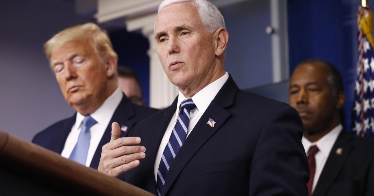 Vice President Mike Pence tests negative for coronavirus