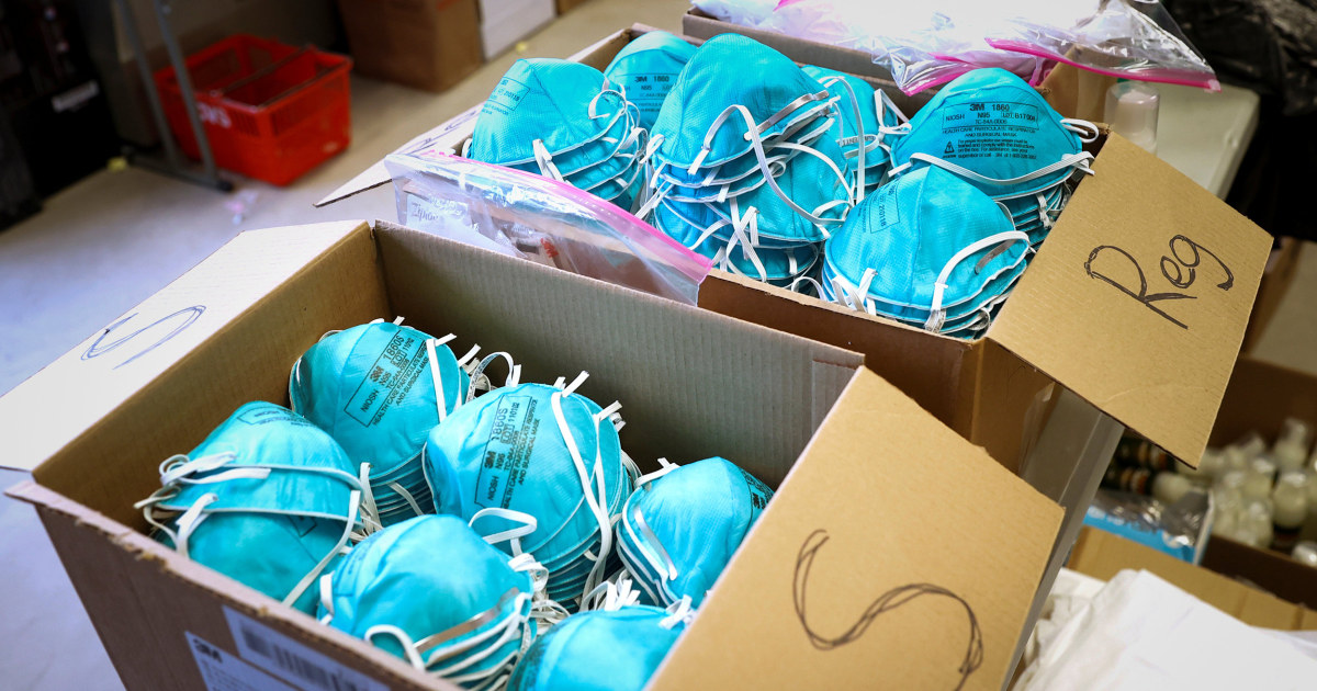 Feds distribute thousands of surgical masks, gloves seized by FBI