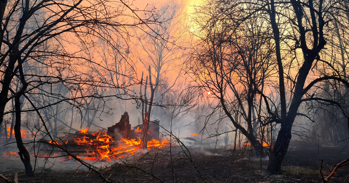 Chernobyl radiation levels spike dramatically as forest fires burn in ... Chernobyl radiation levels spike dramatically as forest fires burn in ...
