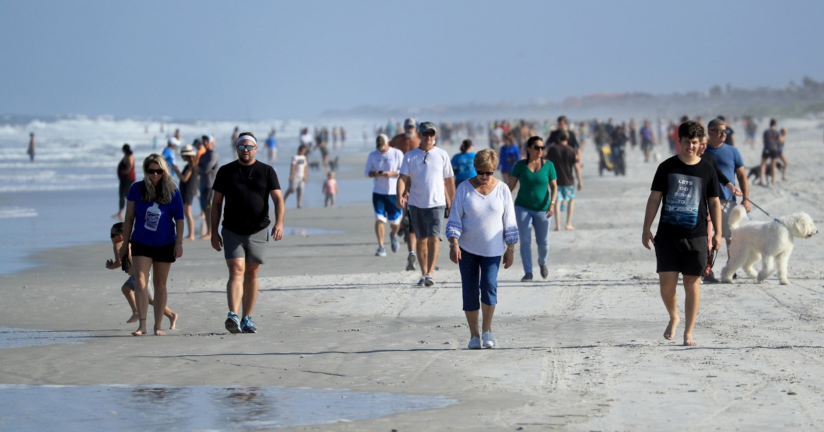 Florida, South Carolina reopen beaches as states begin to loosen ...