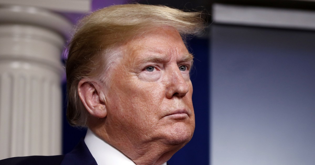 Trump skips questions at coronavirus briefing after disinfectant debacle