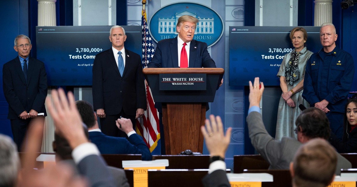 In change of plans, Trump now says coronavirus task force will continue ...