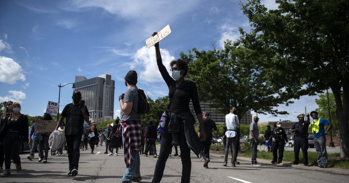 Tension escalates into violence in fiery Atlanta rally, around nation
