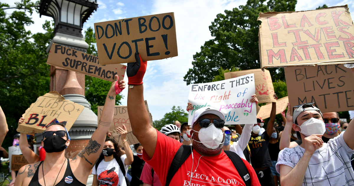 Before telling protesters for George Floyd to vote, remember not all of ...