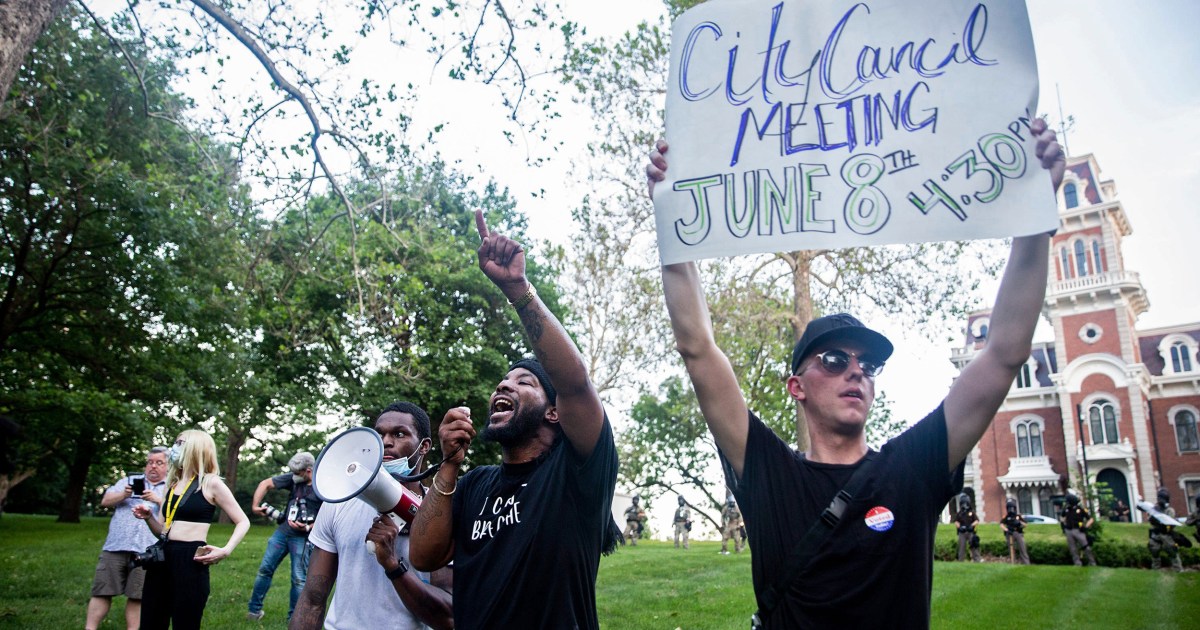 'Des Moines is not immune to this': Iowa protesters march for racial ...