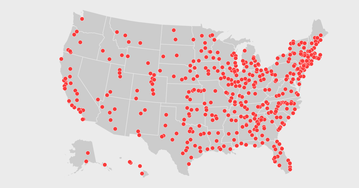 Map: Protests and rallies for George Floyd spread across the country