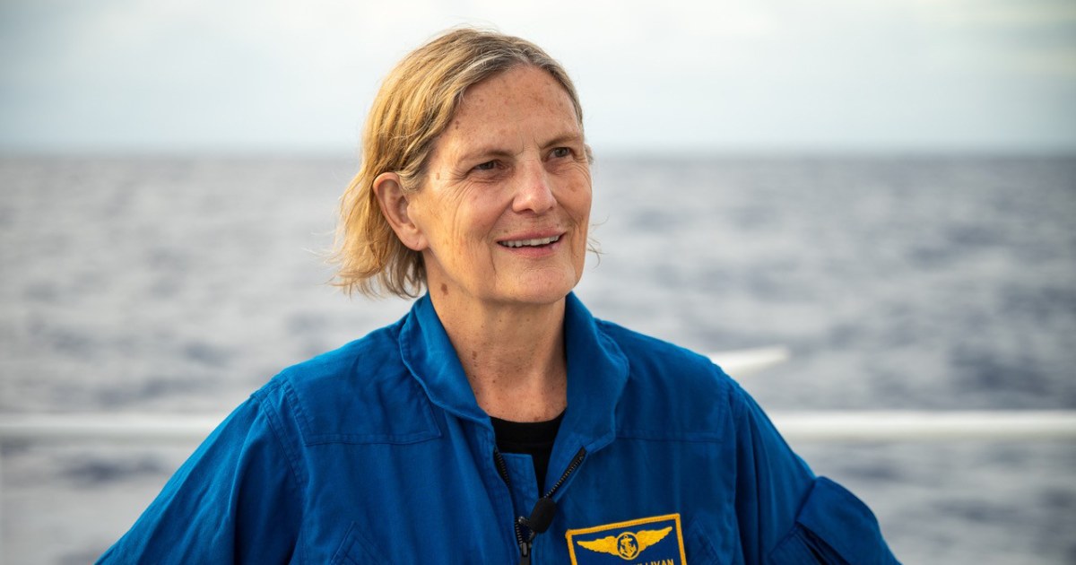 First American woman to walk in space now first woman to reach deepest ...
