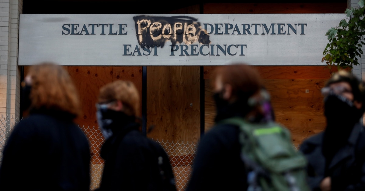 Seattle protesters set up 'autonomous zone' after police evacuate precinct