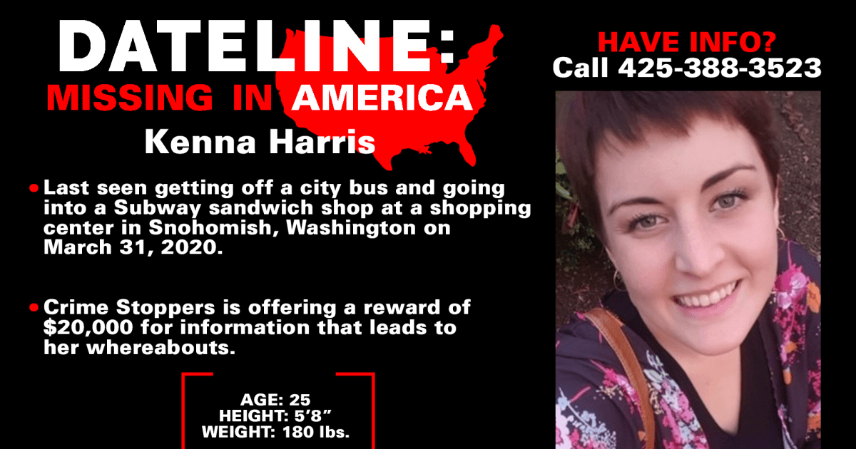 Mother of missing Washington woman Kenna Harris holds on to hope that ...