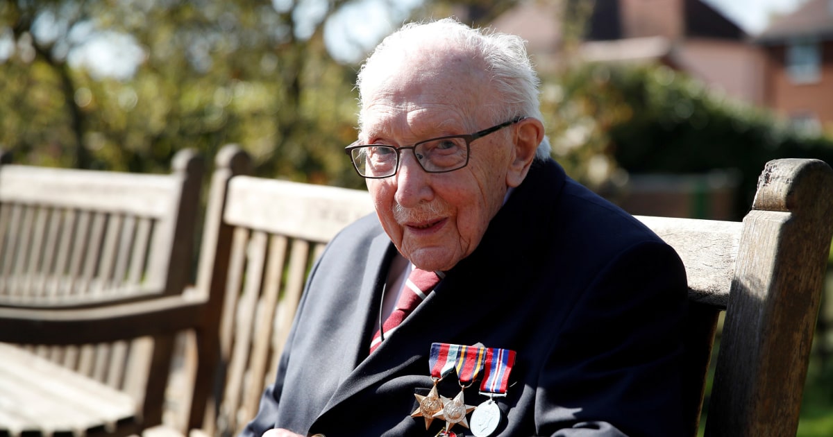 U.K. WWII veteran 'Captain Tom' Moore signs deal for biopic