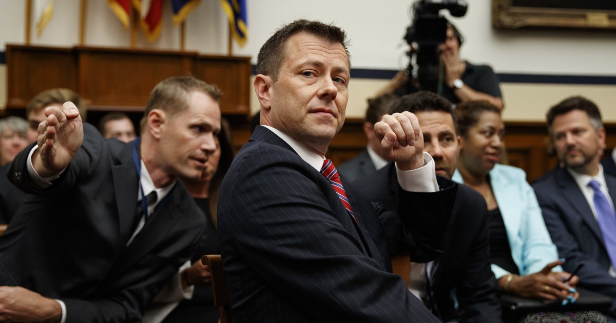 Ex-FBI agent Strzok due out with book about Trump, Russia