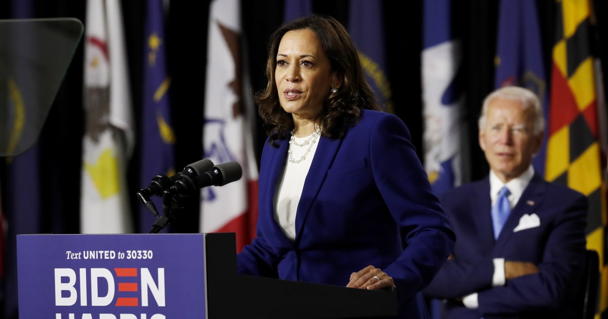 'America is crying out for leadership': Harris gives first speech as VP ...