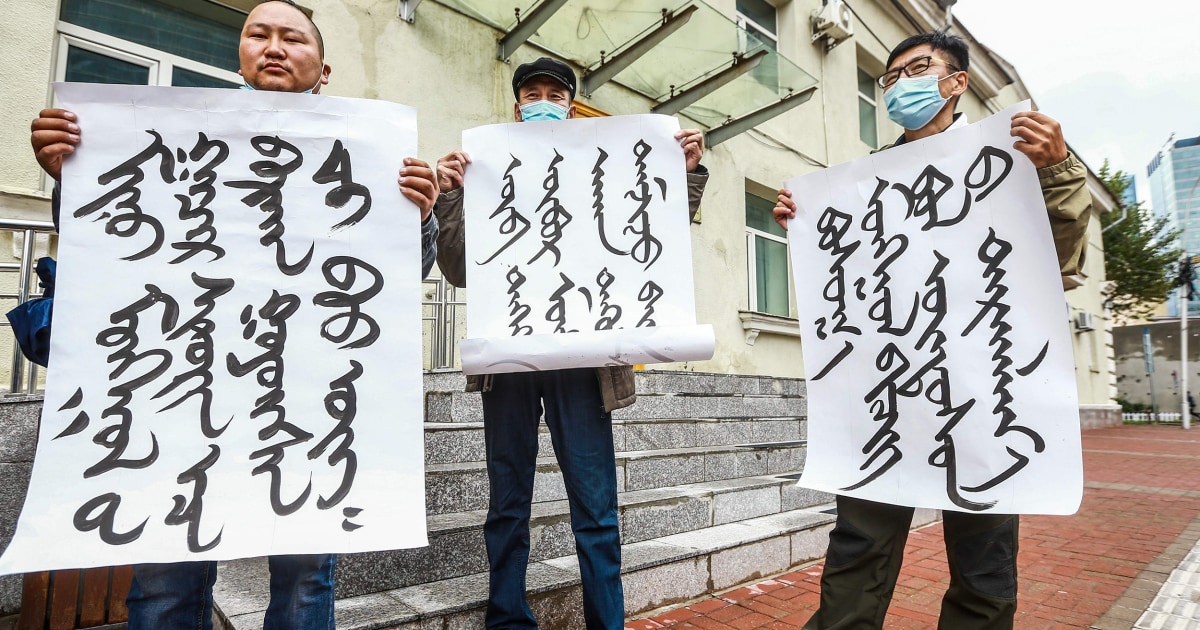 Mongolians stage rare protests in China against plans to remove ...