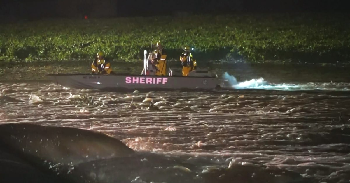 Two young children swept away in North Carolina flash flood; search ongoing