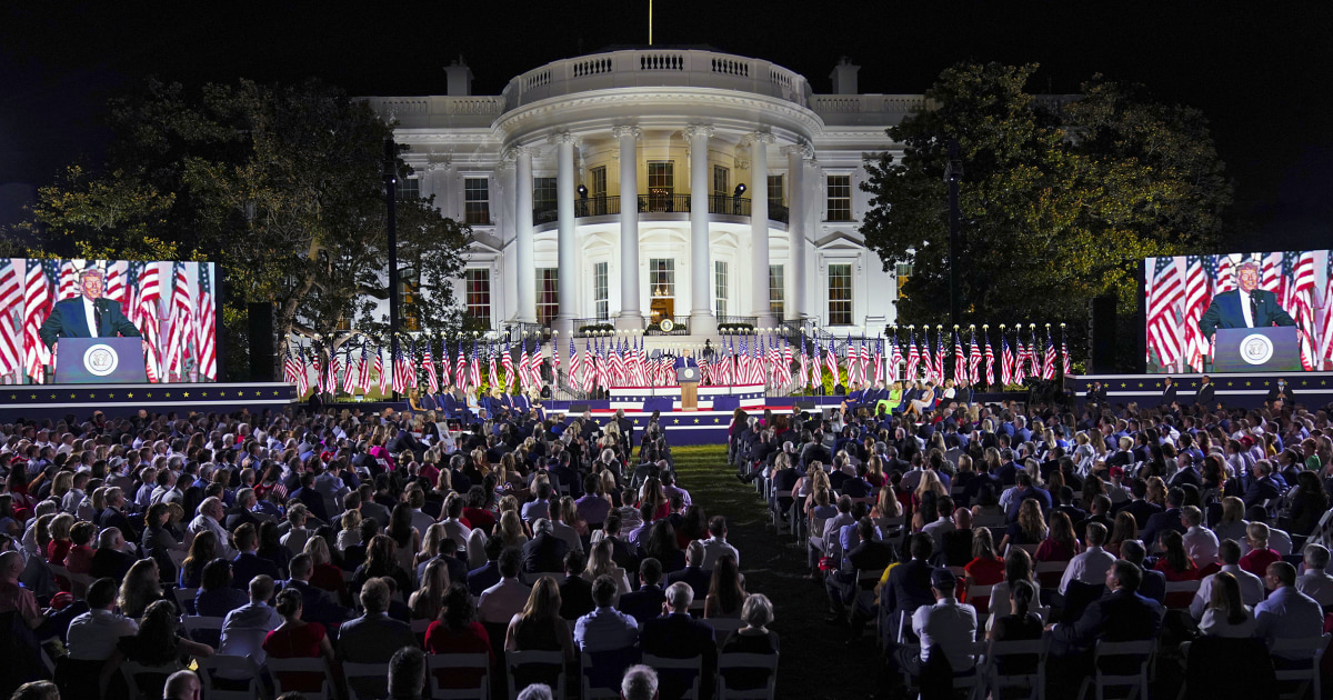 Trump campaign weighing White House event around Election Day