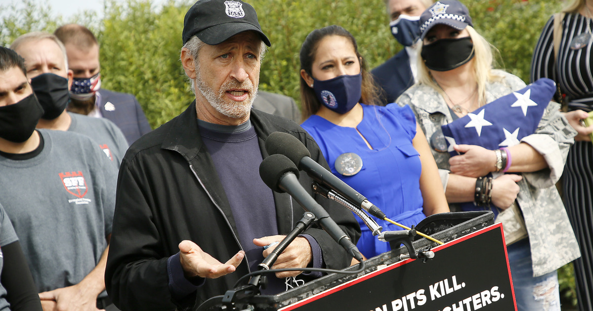 'The fight starts again': Jon Stewart returns to Capitol Hill to ...