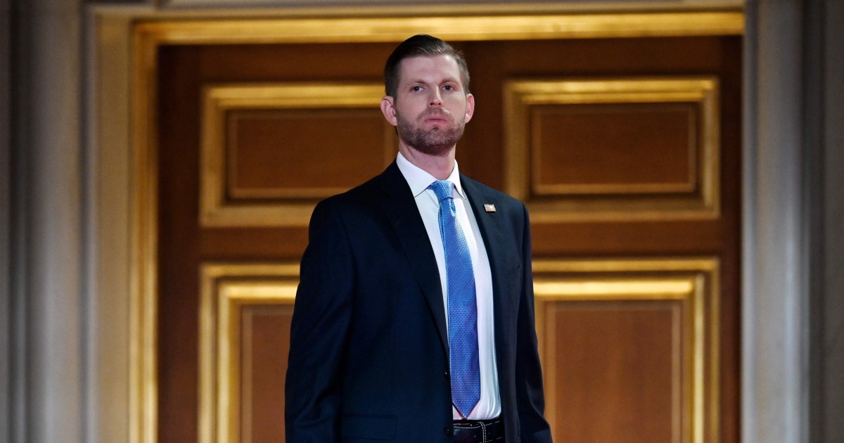 Eric Trump spreads false video about Biden using teleprompter in interview