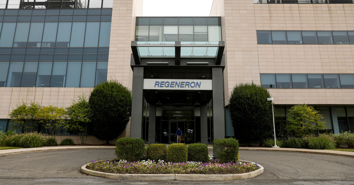 Regeneron says its Covid antibody treatment reduces viral levels ...