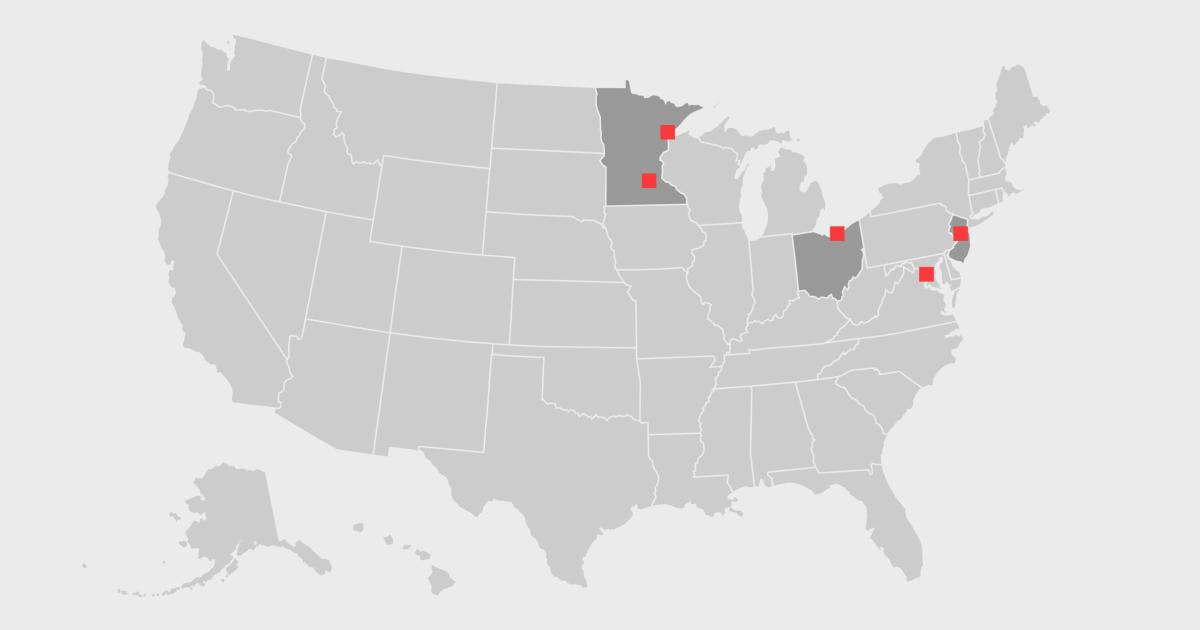 Map: Where President Trump went the week he was diagnosed with Covid-19