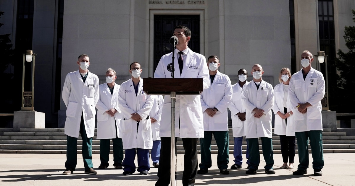 Trump tells nation he's feeling better as physicians await 'critical ...