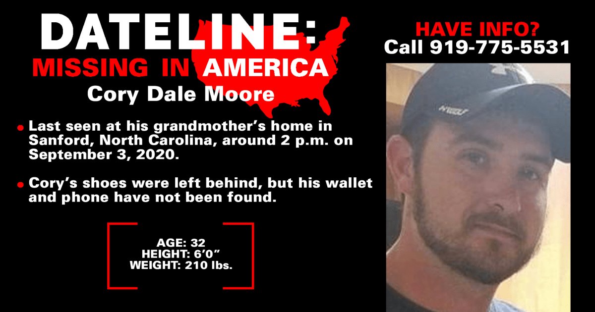 Family asks for help in finding Cory Dale Moore who went missing six ...