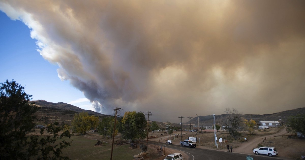 Largest wildfire Colorado has ever seen burning now near Fort Collins